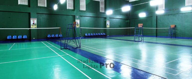 Badminton Court Lighting – SLights Pro