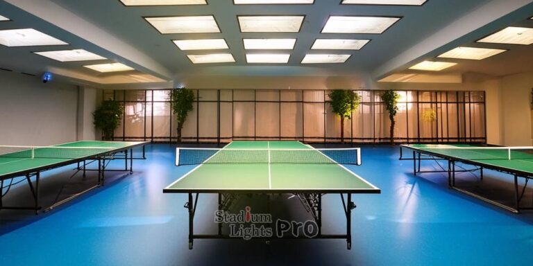 What are the Recommended Lighting Standards For a Table Tennis Room ...