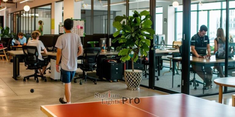 How To Choose The Right Lighting For A Table Tennis Club? – SLights Pro